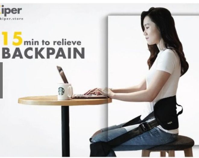 CLM Chris Leong method Essential Lower Back support, Health & Nutrition, Braces, Support ...