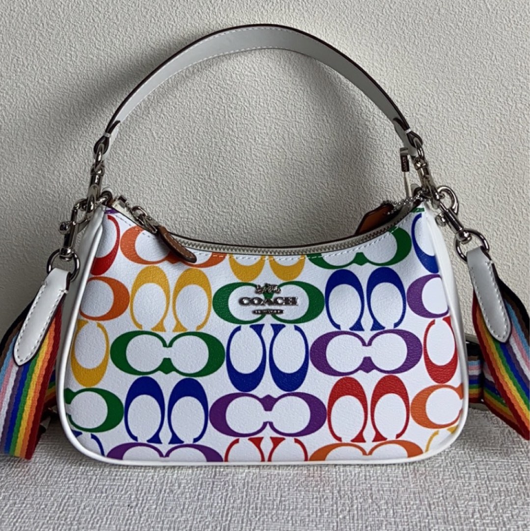 Coach Rainbow Shoulder Bag, Women's Fashion, Bags & Wallets, Shoulder ...