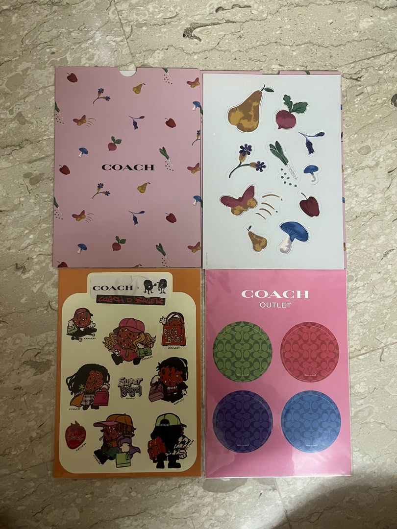 Coach Stickers, Hobbies & Toys, Stationery & Craft, Craft Supplies ...