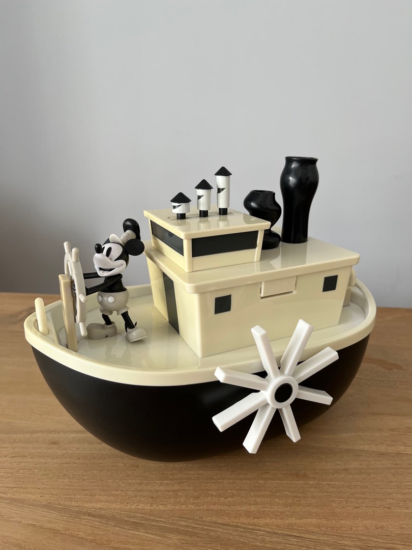 Collectible Disney Steamboat Willie Mickey Mouse Popcorn Holder ...