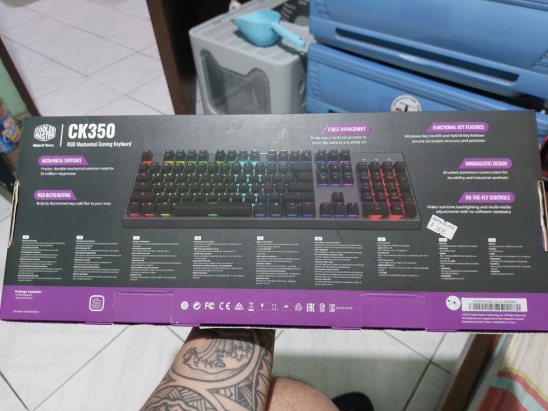 Cooler Master CK350 RGB Mechanical Gaming Keyboard, Computers & Tech ...