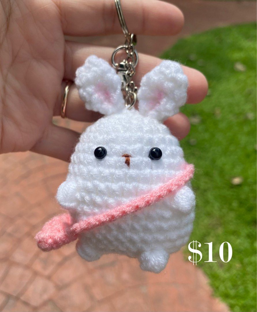 Crochet Cute Animal Keychains, Hobbies & Toys, Stationery & Craft ...