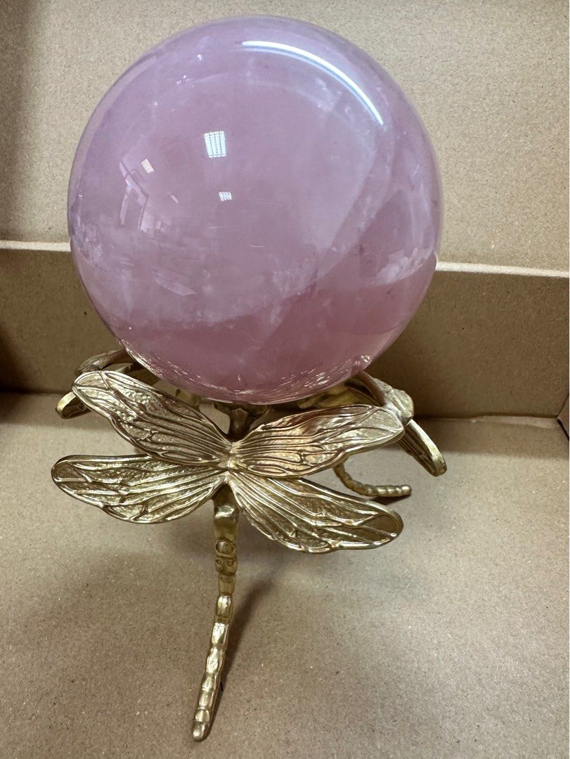 Crystal sphere/ ball stand, Furniture & Home Living, Home Decor, Other ...