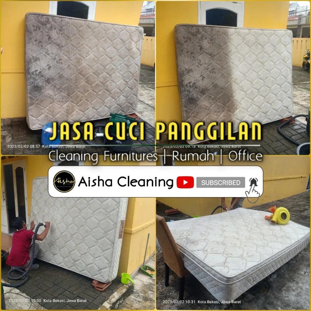 CUCI SOFA • SPRING BED • JOK MOBIL • INTERIOR • KARPET • PANGGILAN ...