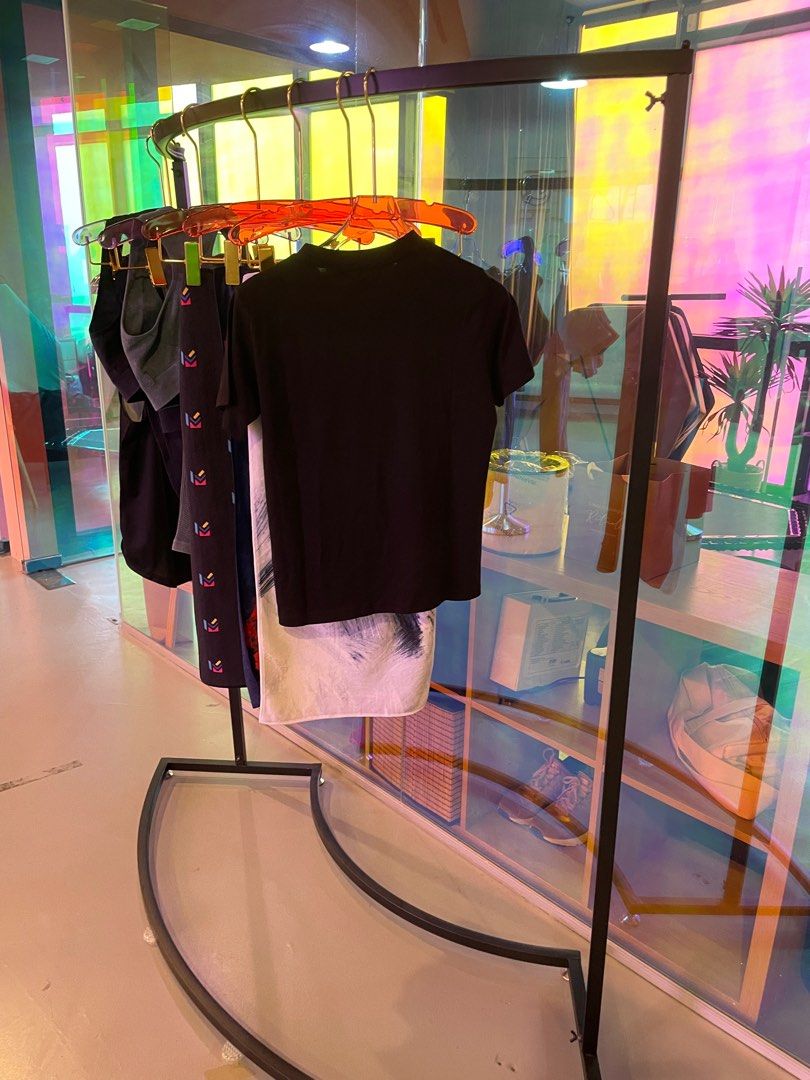 Curved clothes rack, Furniture & Home Living, Furniture, Shelves ...