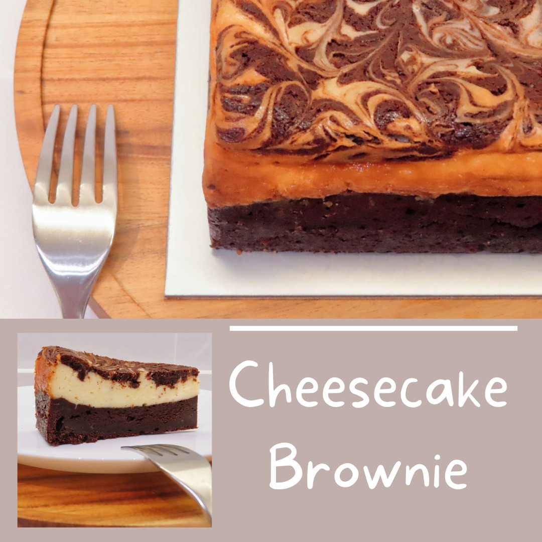 [Daisy Waddle] Cheesecake Brownie, Food & Drinks, Homemade Bakes on ...