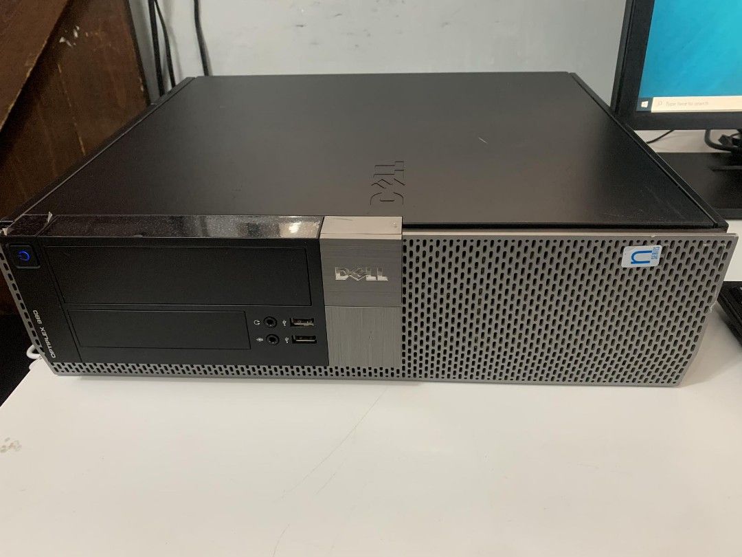 DELL COMPUTER SET I7 870 4GB 128SSD + 250HDD WITH 19"WIDE MONITOR ...