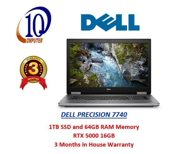 Dell Precision 7740 17inch FHD Display! Powerful RTX 5000 16GB, Best ...