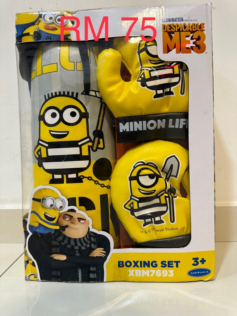 Despicable Me 3 Boxing Set, Hobbies & Toys, Toys & Games on Carousell