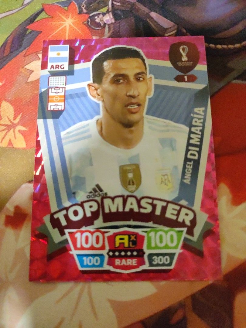 Di maria panini world cup card, Hobbies & Toys, Toys & Games on Carousell