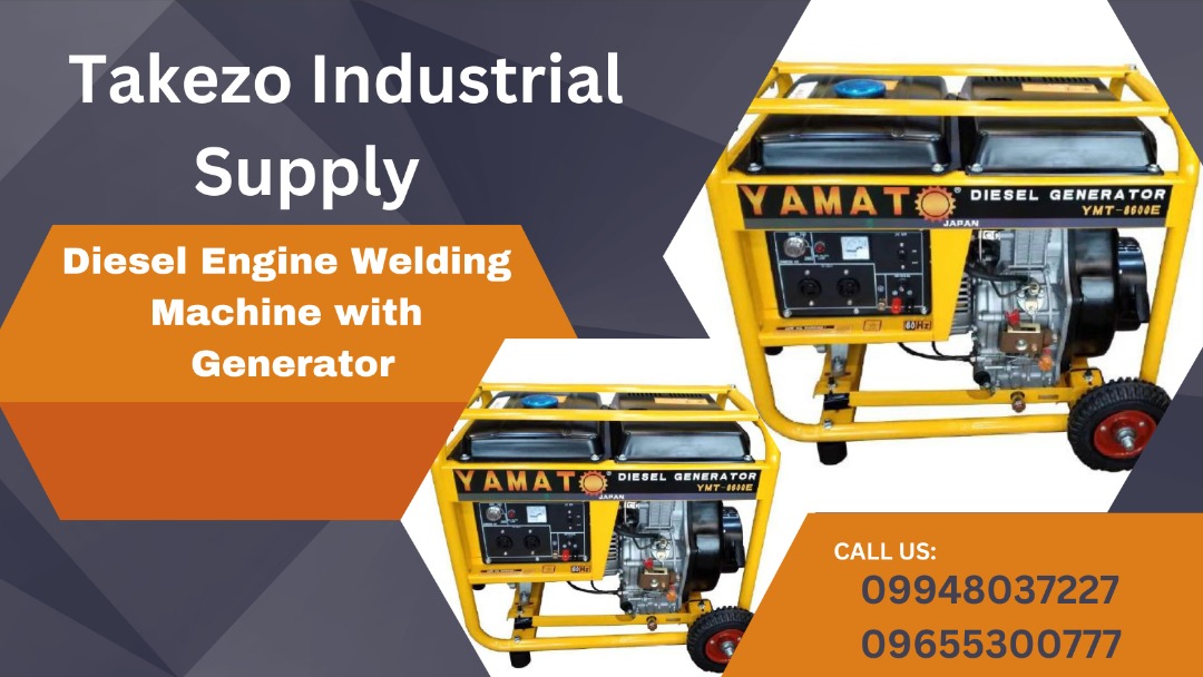 Diesel Engine Welding Machine with Generator, Commercial & Industrial ...