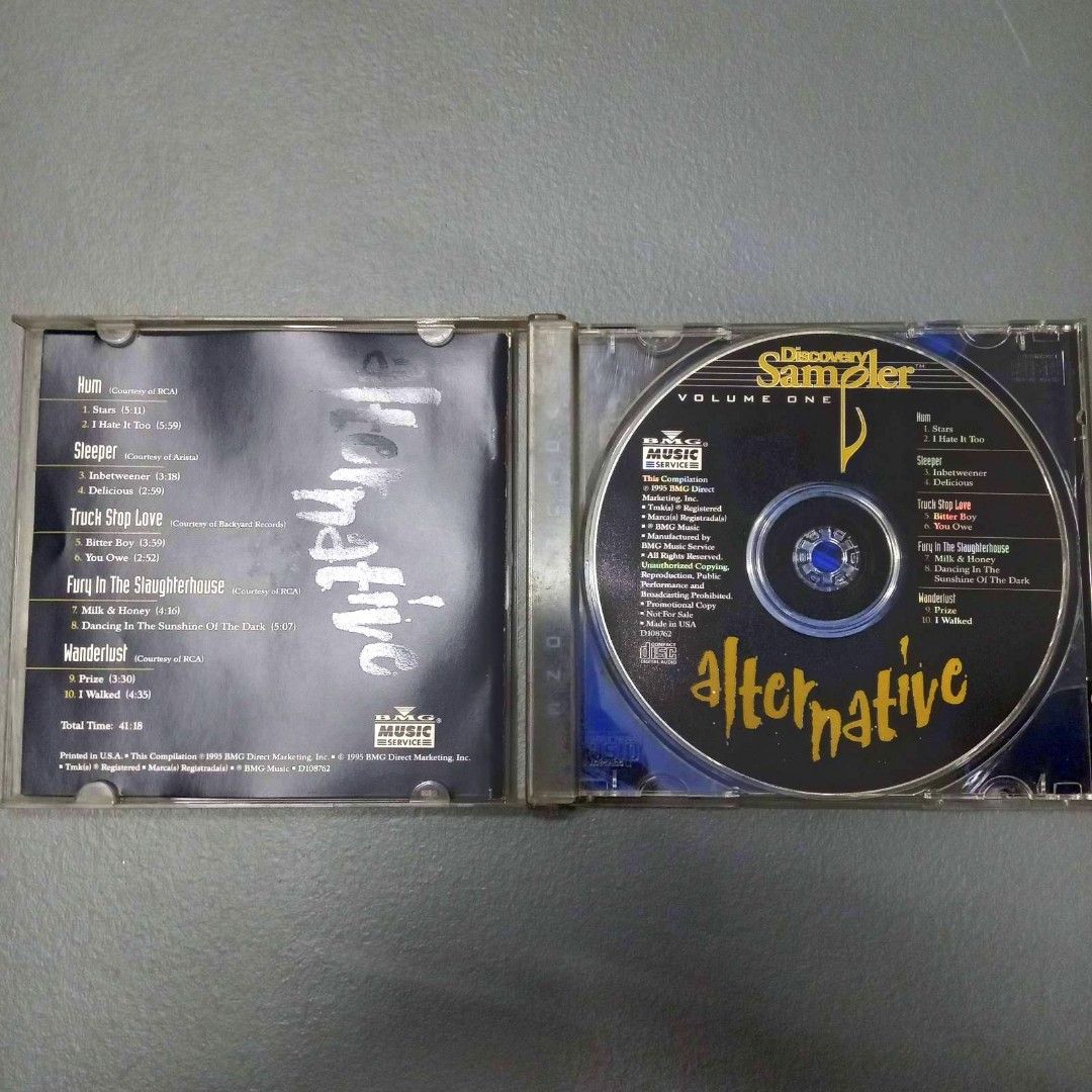Discovery Sampler Alternative Vol.1 CD Album on Carousell