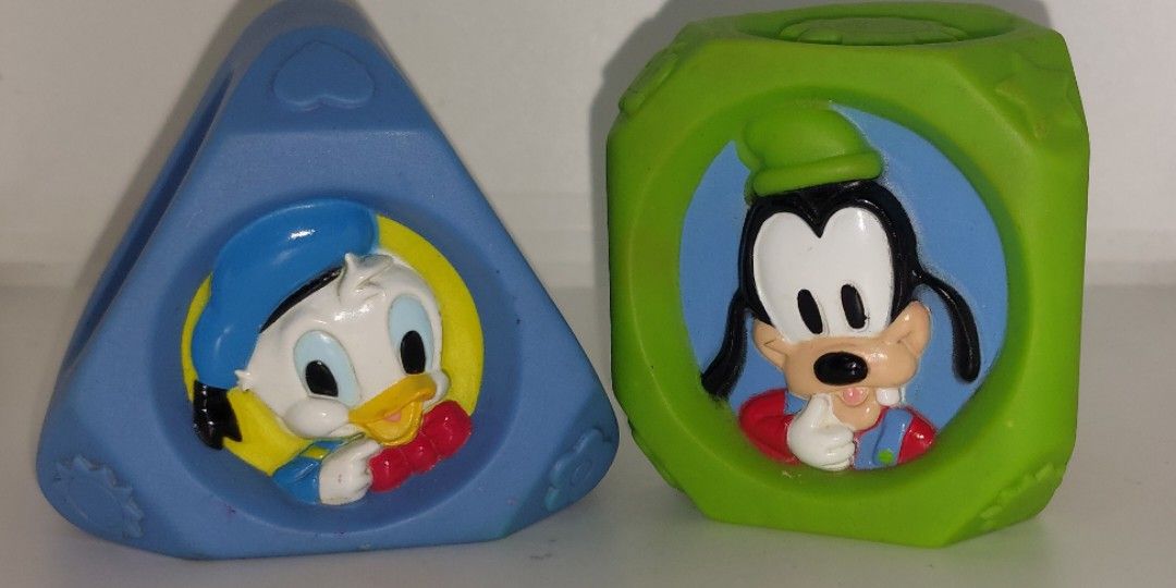 Disney Baby Donald Duck Goofy Collectible Rubber Vinyl Shaped Toy ...