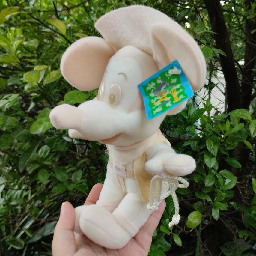 DISNEY Mickey Mouse White Plush Toy on Carousell