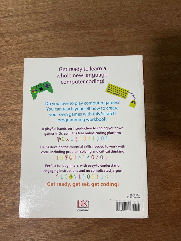 Dk Coding In Scratch Games Workbook Hobbies And Toys Books And Magazines