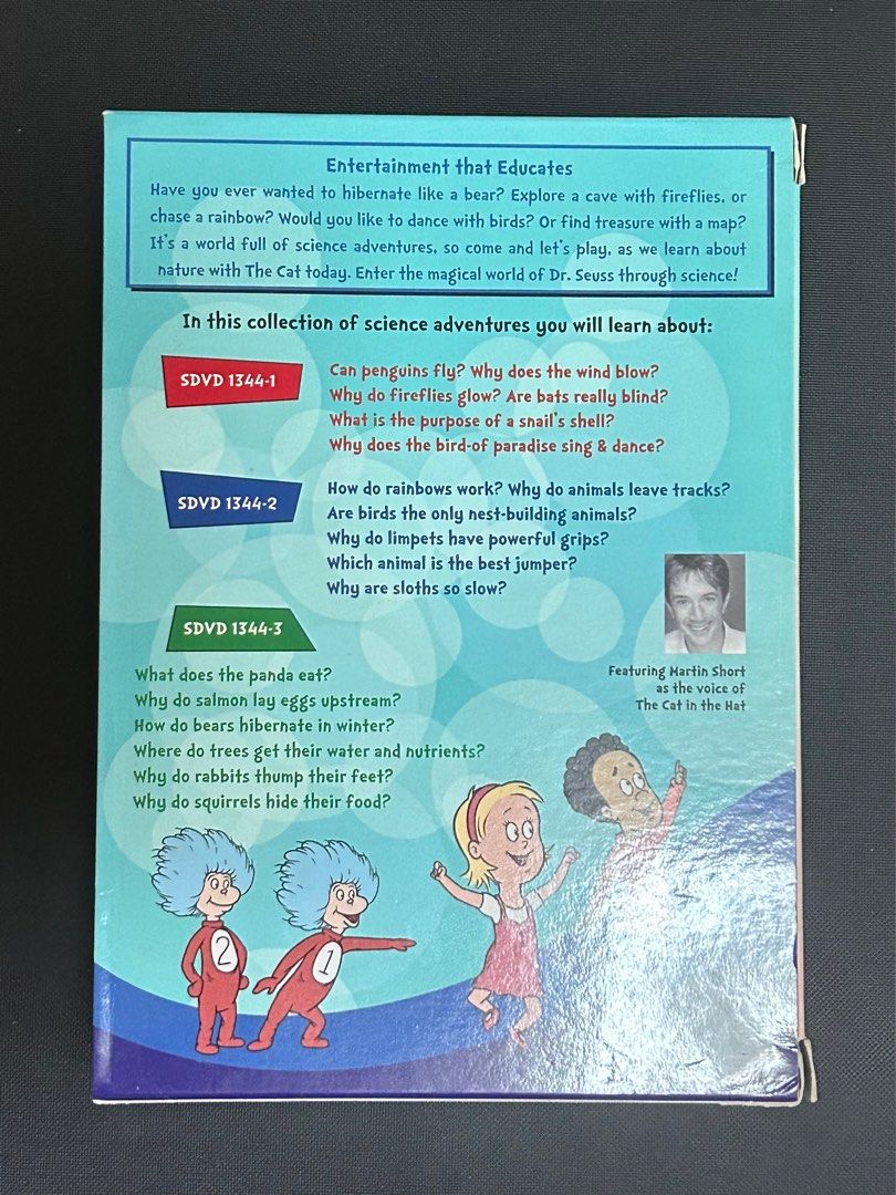 Dr Seuss The Cat In The Hat - Seussical Science! DVD Set, Hobbies ...