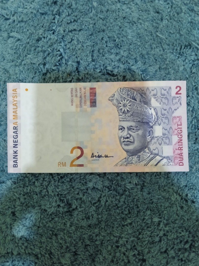 Duit Lama RM2 Ali Centre Siri 10 Original Old Banknote RARE, Hobbies ...