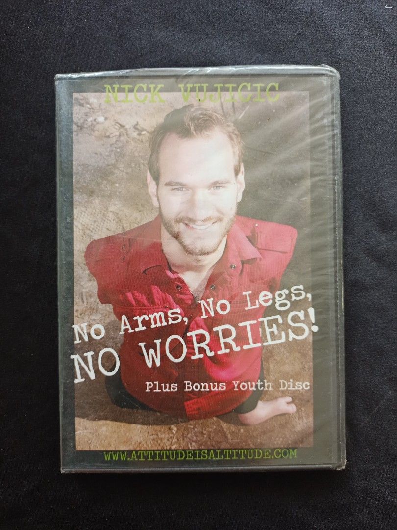 DVD No Arms, No Legs, No Worries ( Nick Vujicic ), Hobbies & Toys ...