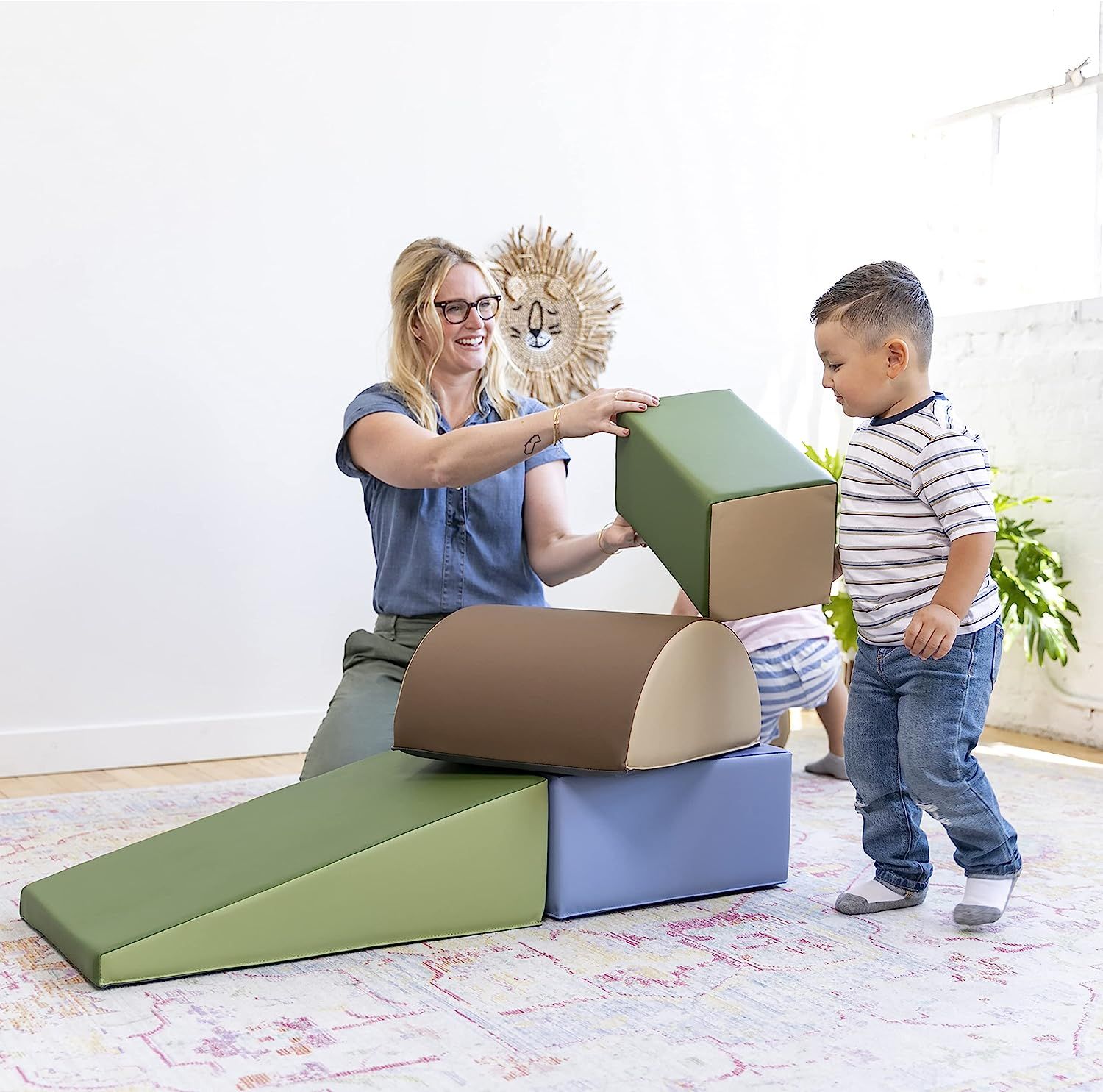 ECR4Kids SoftZone Climb and Crawl Activity Play Set, Lightweight Foam ...