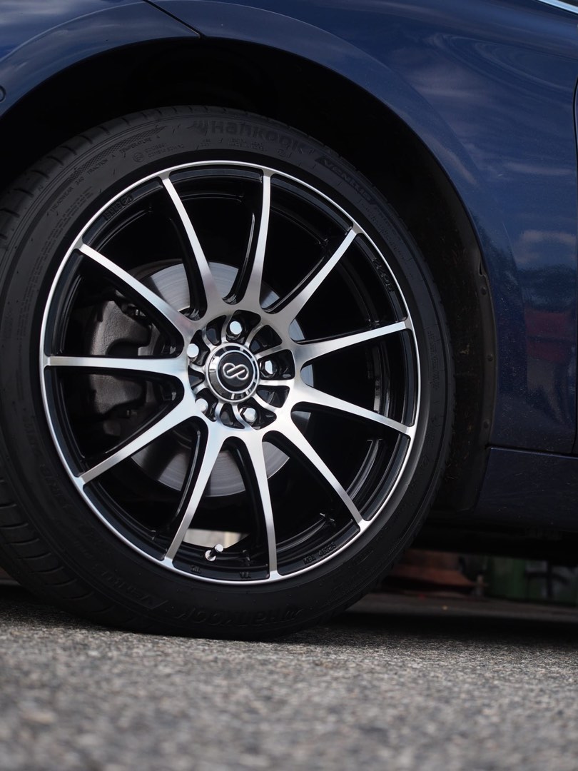 ENKEI Rims and tires 5x12 with new tires 18" swap with your BMW ...