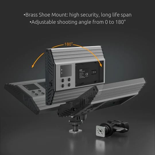 ESDDI PLV-380 LED Photograph Video Spotlight ESDDI 3200-5600K Dimmable ...