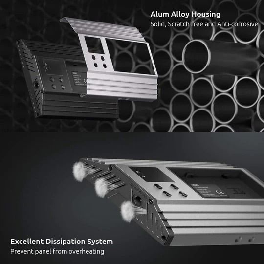 ESDDI PLV-380 LED Photograph Video Spotlight ESDDI 3200-5600K Dimmable ...