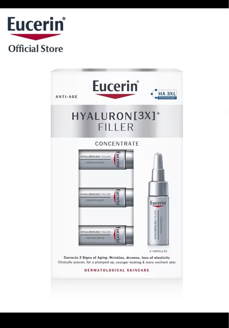 Eucerin Hyaluron 3x Filler 3x5ml, Beauty & Personal Care, Face, Face Care on Carousell