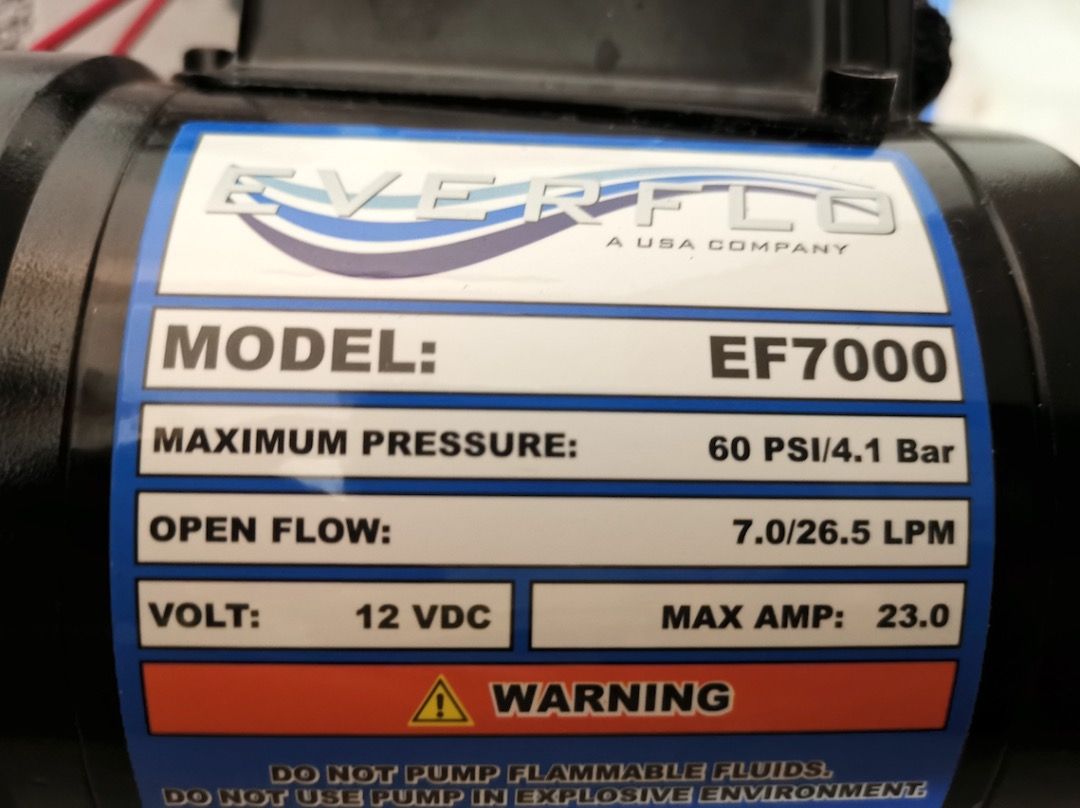 Everflo EF7000 7.0 GPM Premium Diaphragm Pump, Health & Nutrition ...