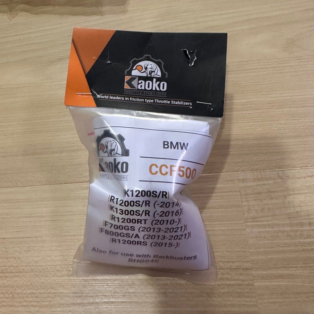 F800gs KAOKO TM THROTTLE STABILIZER KITS, Motorcycles, Motorcycle ...