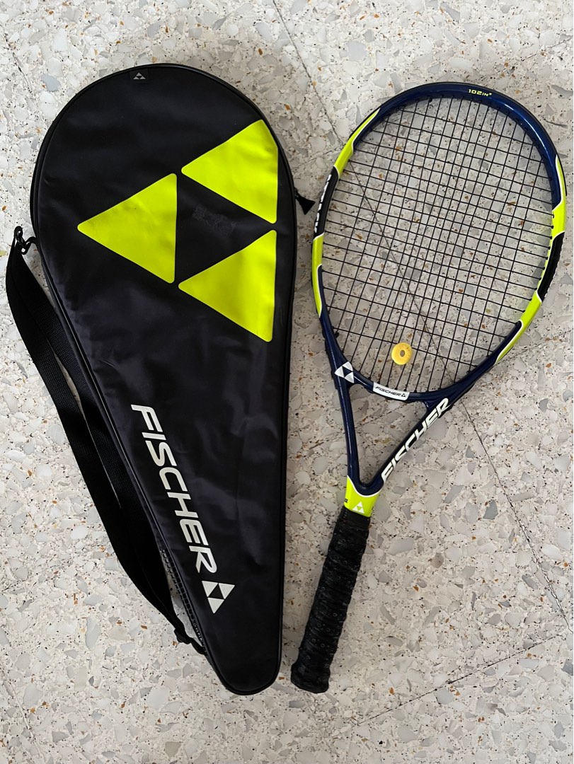 Fischer Tennis Racket, Sports Equipment, Sports & Games, Racket & Ball ...