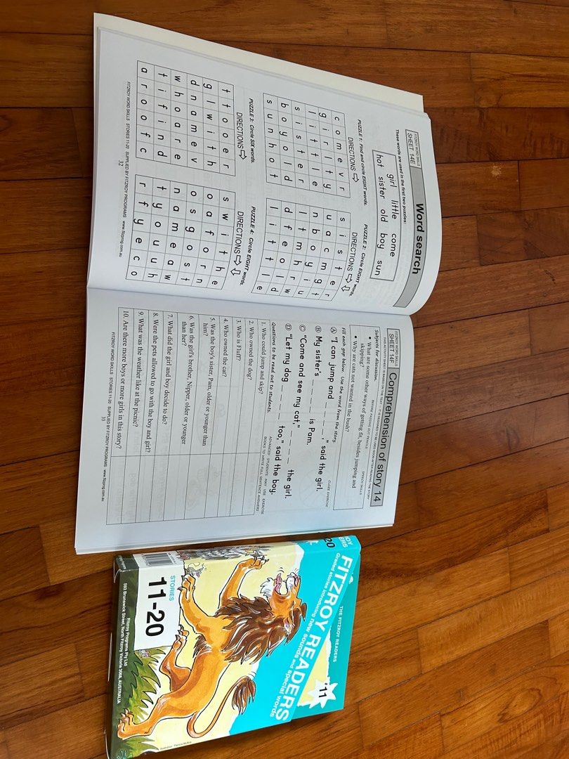 Fitzroy Readers set 11-20 with word skill, Hobbies & Toys, Books ...