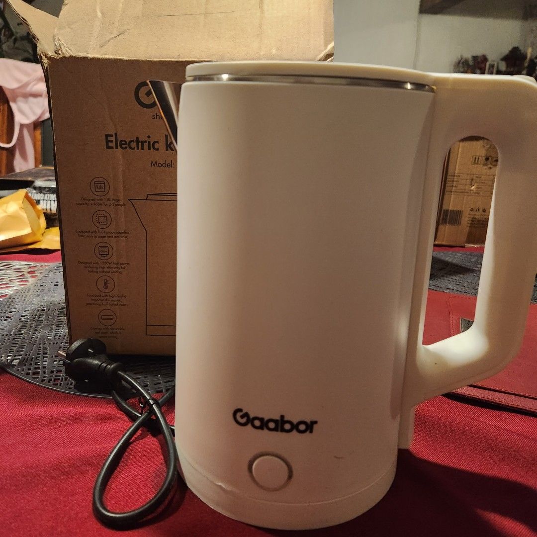 GAABOR 1.8L Electric Kettle (Boiler), TV & Home Appliances, Kitchen ...