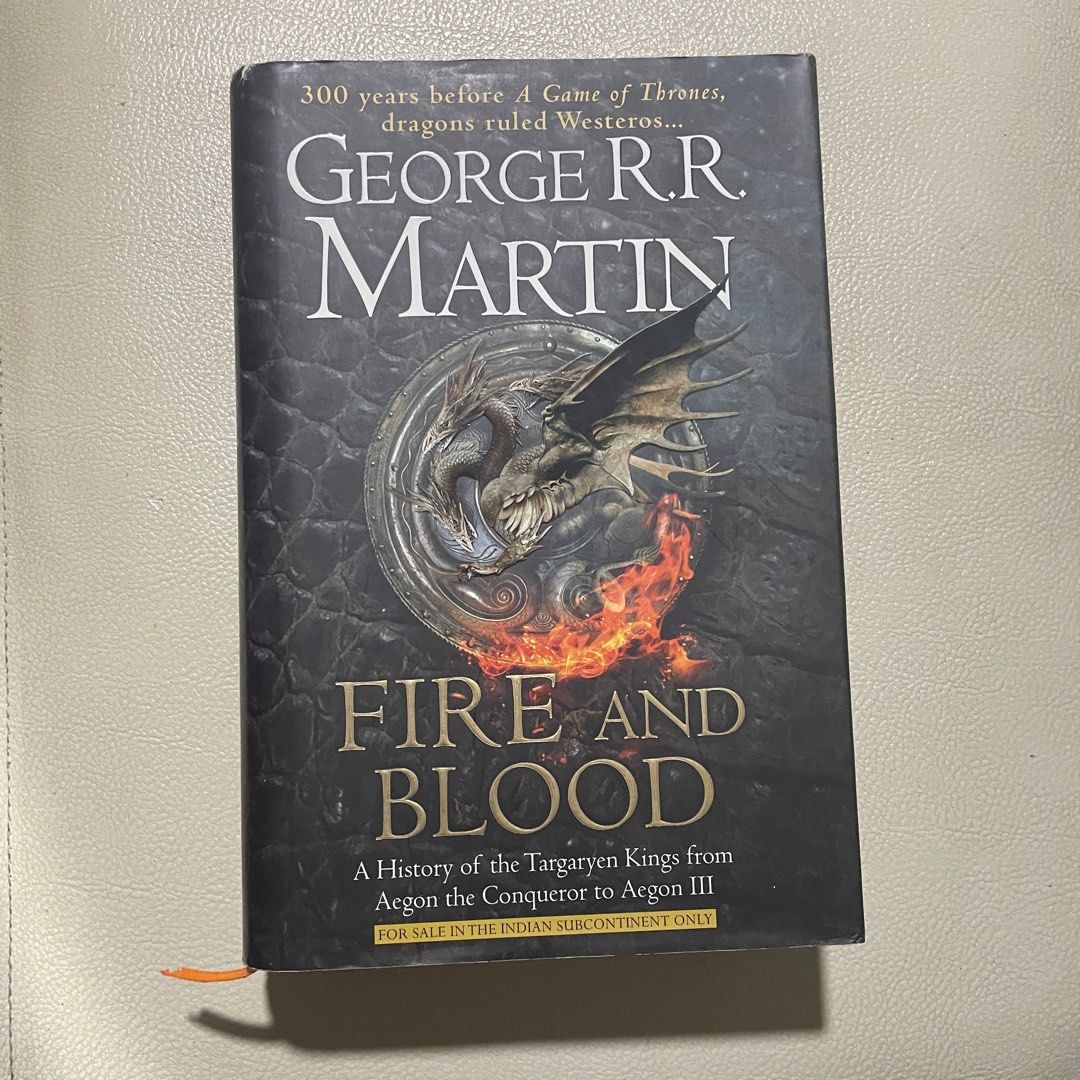 Game of Thrones / Fire and Blood hardcover book, Hobbies & Toys, Books ...
