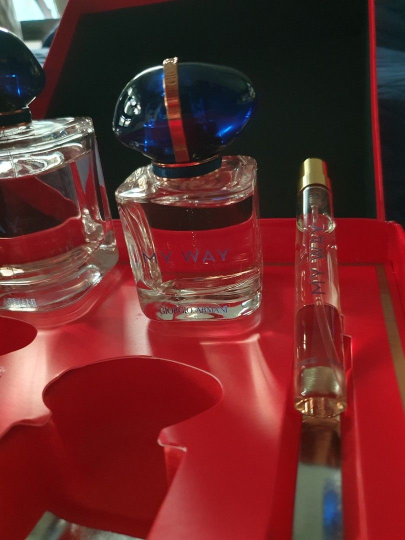 Giorgio Armani My Way Perfume set, Beauty & Personal Care, Fragrance ...