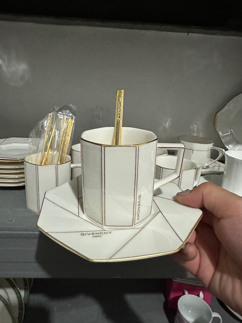 Givenchy gold lining w/spoon, Furniture & Home Living, Kitchenware ...