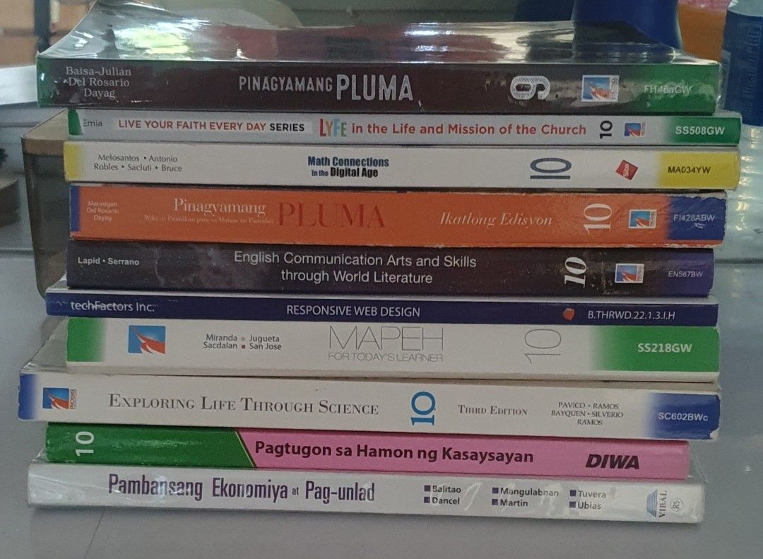 Grade 10 books on Carousell