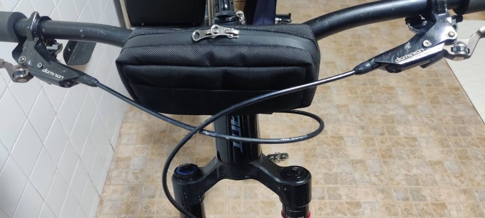 Handlebar Bag - For Enduro bikes, Riser Bars, etc... (ballistic codura ...