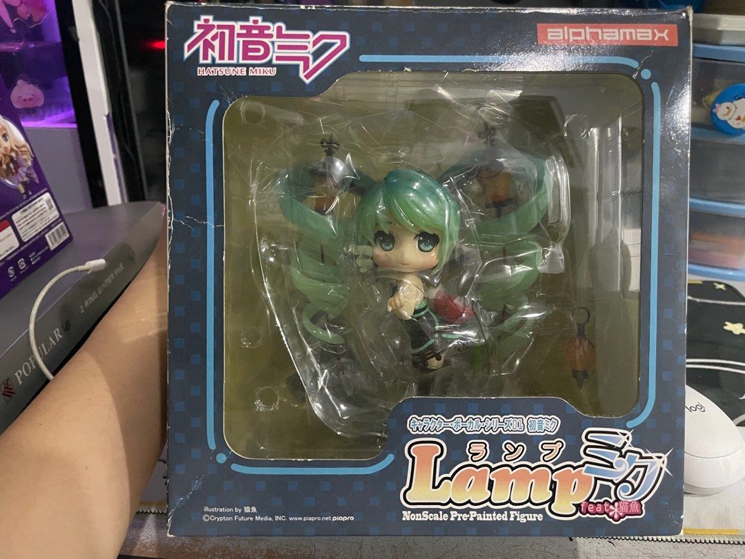 Hatsune Miku Lamp Miku Figure, Hobbies & Toys, Toys & Games on Carousell