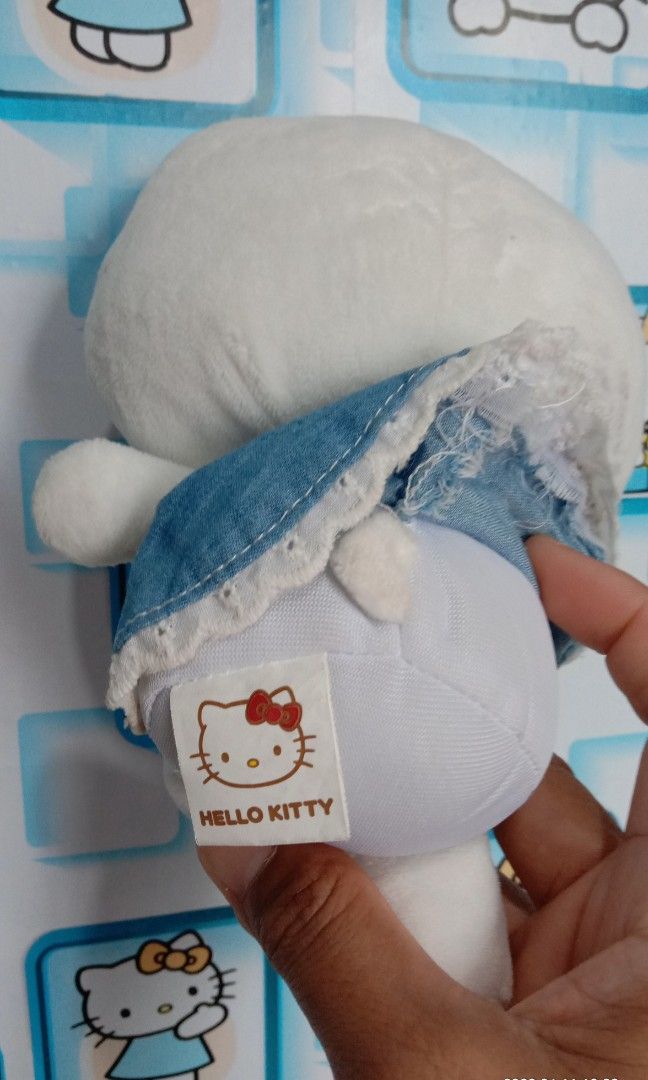 Hello Kitty Denim Dress, Hobbies & Toys, Toys & Games on Carousell