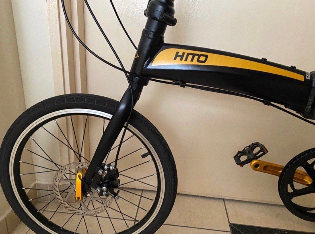 Hito gold ,x4 20” foldable for sale, Sports Equipment, Bicycles & Parts ...