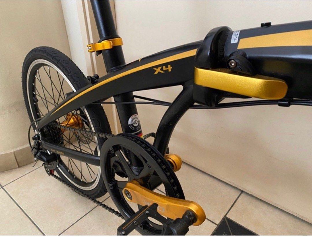 Hito gold ,x4 20” foldable for sale, Sports Equipment, Bicycles & Parts ...