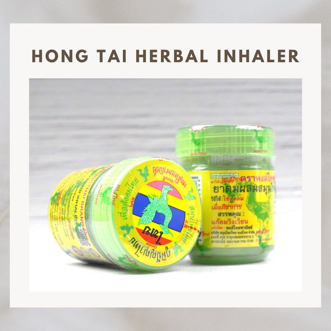 HONG TAI HERBAL INHALER, Health & Nutrition, Medical Supplies & Tools ...