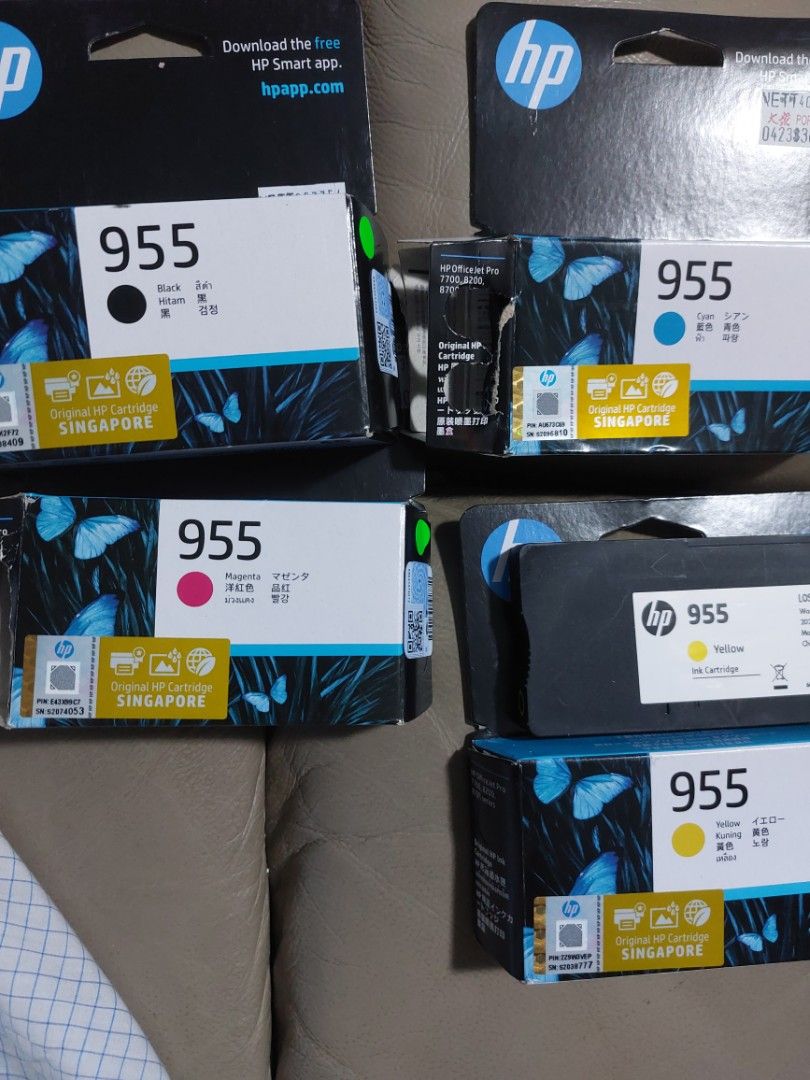 HP Original Cartridge 955, Computers & Tech, Printers, Scanners ...
