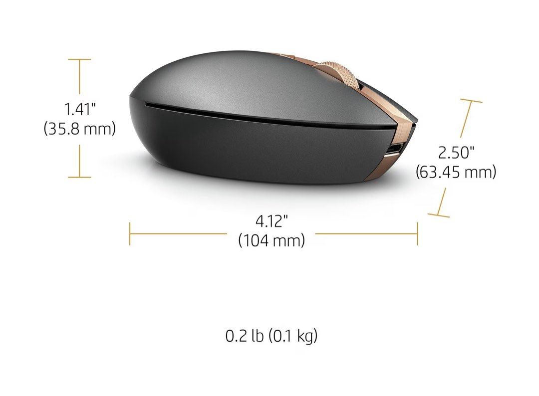 HP Spectre Rechargeable Mouse 700 (Luxe Cooper), Computers & Tech ...