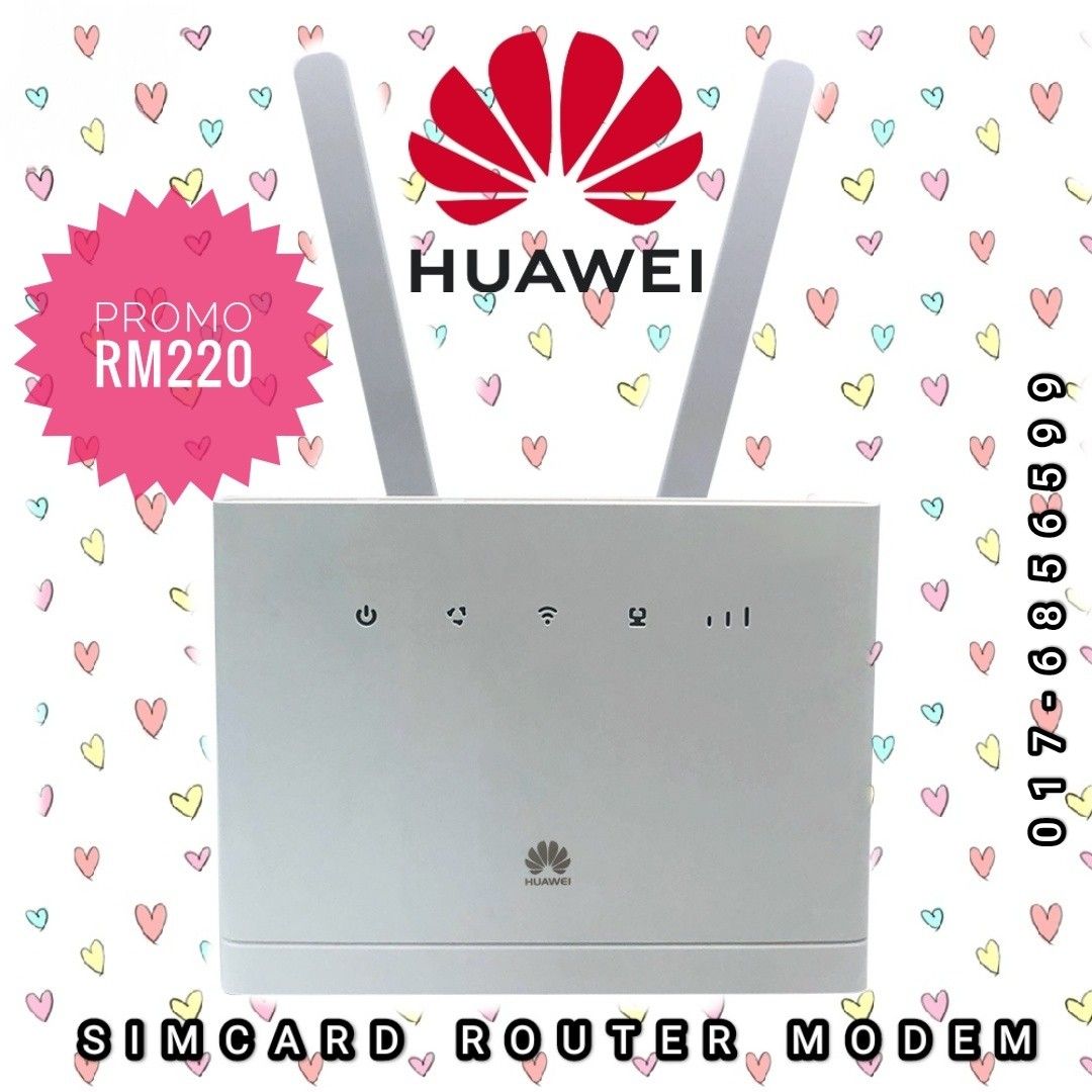 HUAWEI Simcard MOD Router Modem Unlimited Wifi Hotspot, Computers ...