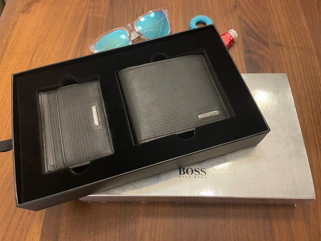 Hugo Boss Wallet & Cardholder Gift Set, Men's Fashion, Watches ...