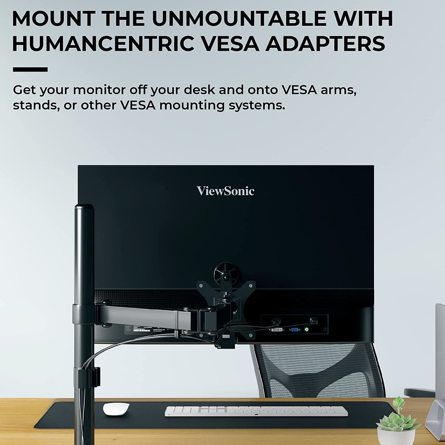 HumanCentric VESA Mount Adapter for Viewsonic Models VX2776-smhd ...