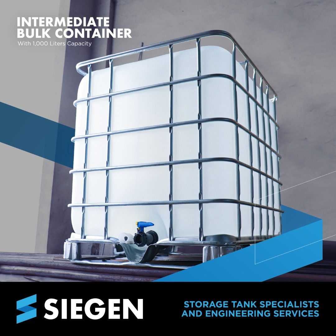IBC Tanks - Intermediate Bulk Containers | Siegen Philippines Storage Tanks, Commercial ...