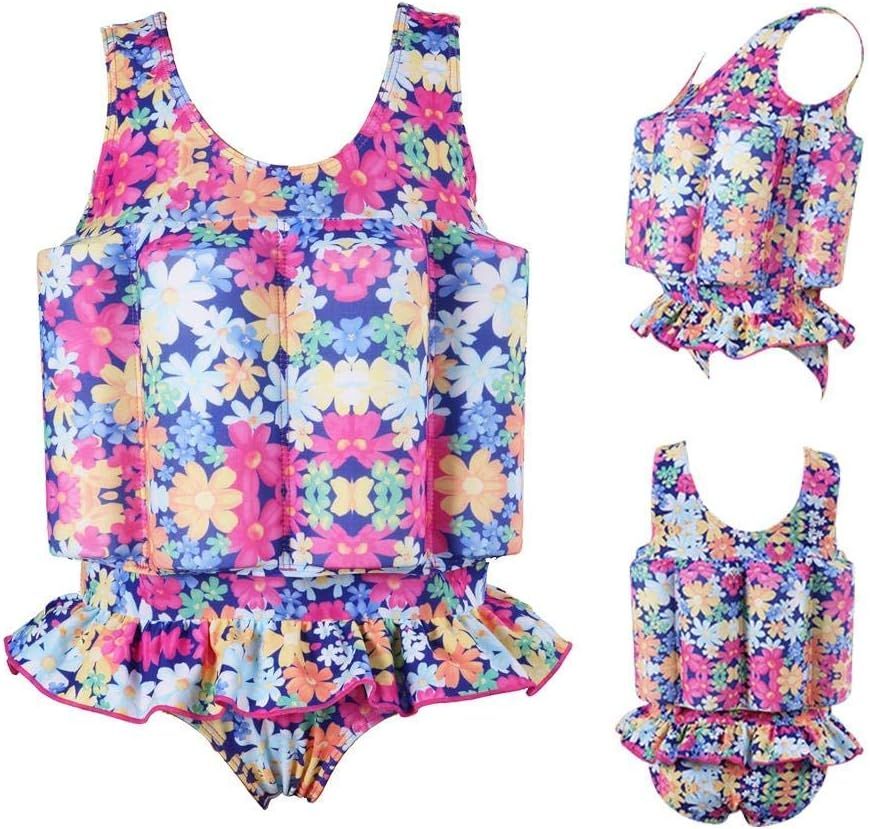 IDOPIP Kids Boys Girls Floatation Swimsuit with Adjustable Buoyancy ...