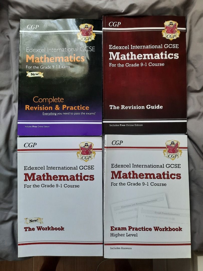 IGCSE Mathematics Revision & Study Books, 興趣及遊戲, 書本 & 文具, 教科書 - Carousell